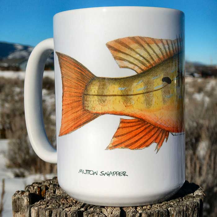 Mutton Snapper | Coffee Mug | Jeff Currier – Jeff Currier