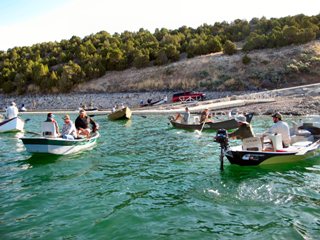 Ririe Reservoir - Bass on the Fly Tourney 2013 – Jeff Currier