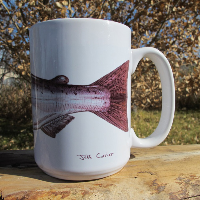 Chinook (King) Salmon | Coffee Mug | Jeff Currier – Jeff Currier