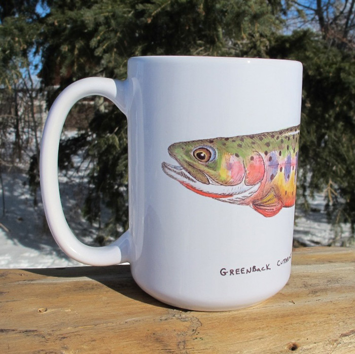 Greenback Cutthroat | Coffee Mug | Jeff Currier – Jeff Currier