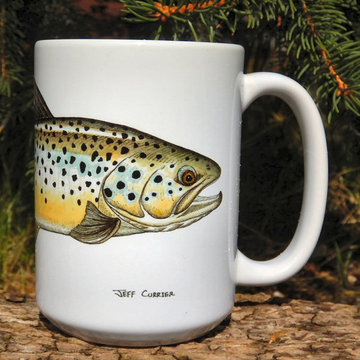 Landlocked (Ouananiche) Salmon | Coffee Mug | Jeff Currier – Jeff Currier