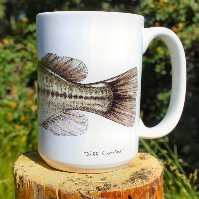 Largemouth Bass Coffee Mug Jeff Currier Jeff Currier