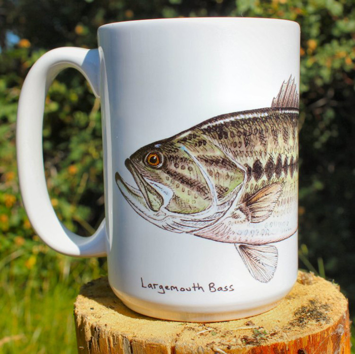 Largemouth Bass Coffee Mug Jeff Currier Jeff Currier