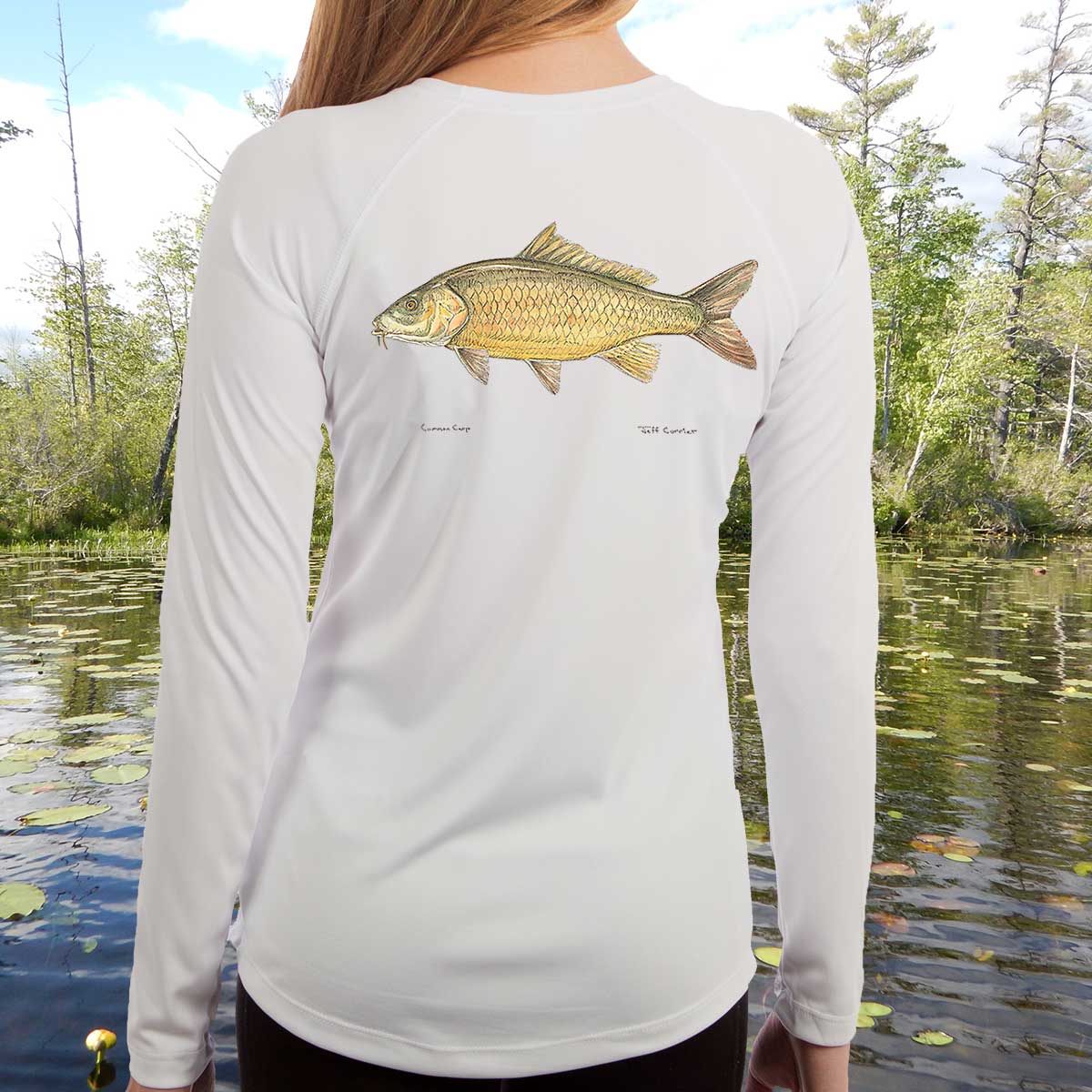 Common Carp | Ladies Solar Long Sleeve Shirt – Jeff Currier