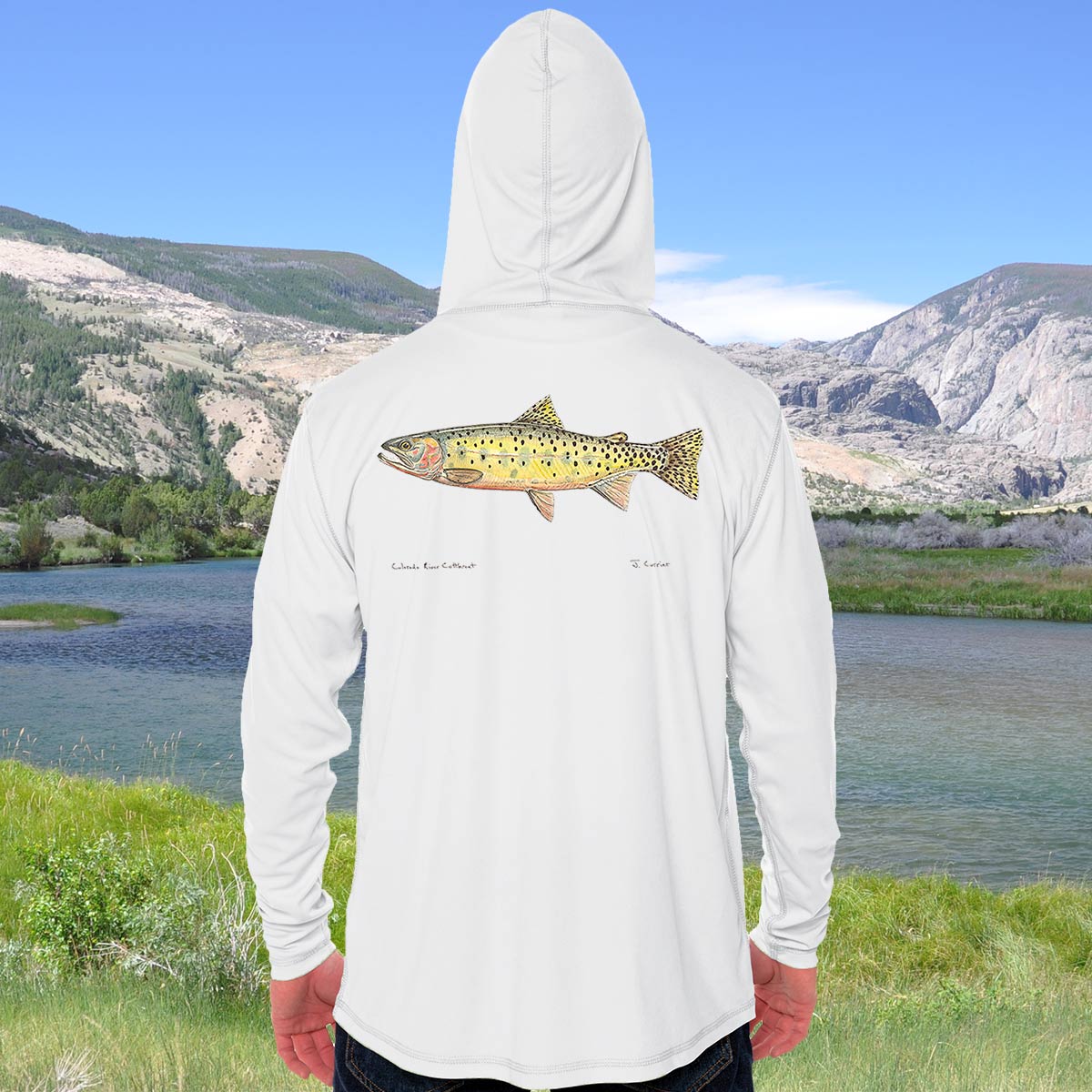Colorado River Cutthroat | Solar Hoodie – Jeff Currier